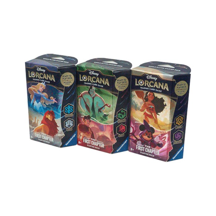 Lorcana The First Chapter Starter 3-Deck Lot | Steel City Collectibles