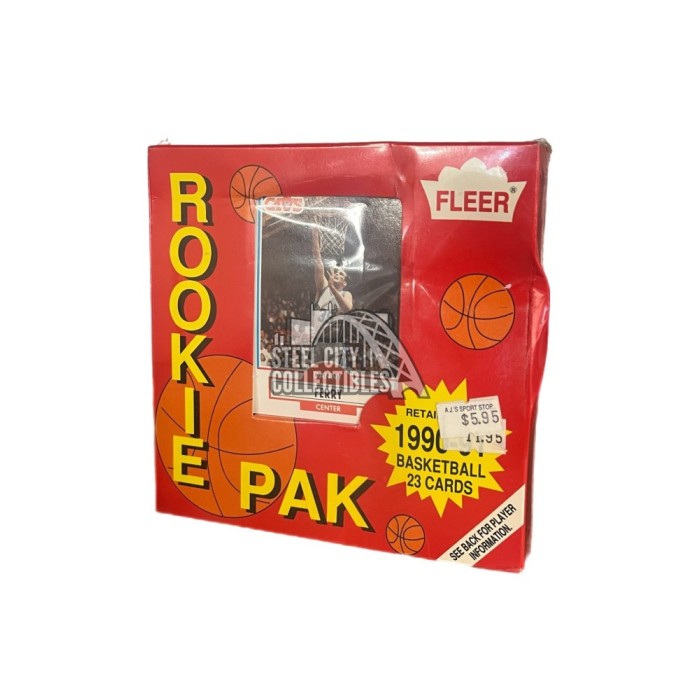 1990-91 Fleer Basketball Rookie Pak Box | Steel City Collectibles
