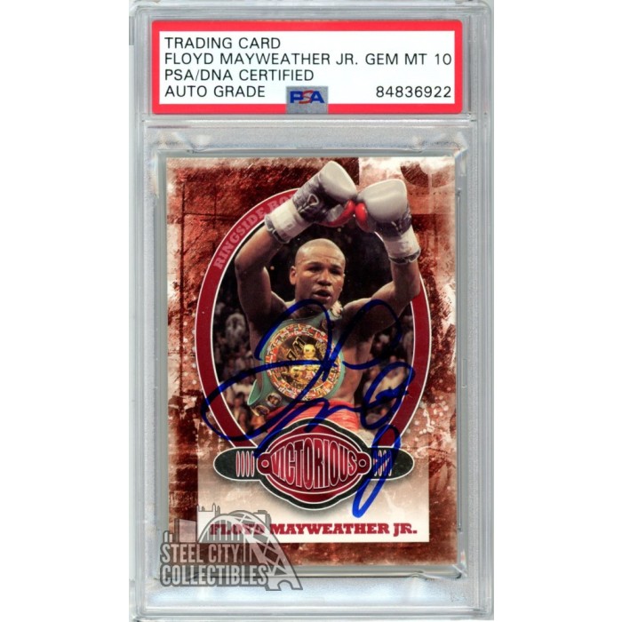 Floyd Mayweather Jr 2010 Sport Kings Ringside Red Victorious Autograph ...