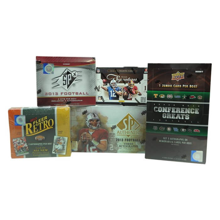 5 Box Football MEGA COMBO DEAL | Steel City Collectibles
