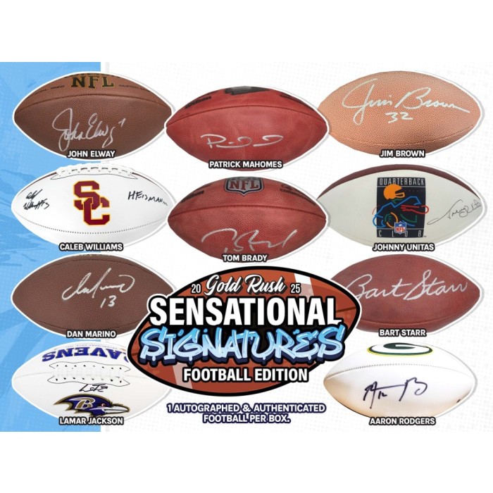 2025 Gold Rush Sensational Signatures Football Edition Box | Steel City ...