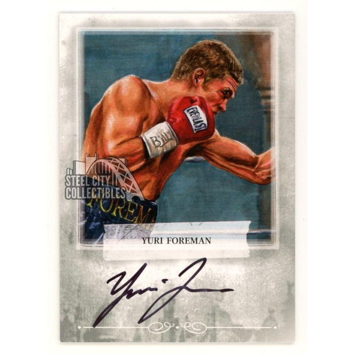Yuri Foreman 2010 Sport Kings Boxing Autograph Card #A-YF1 | Steel City ...