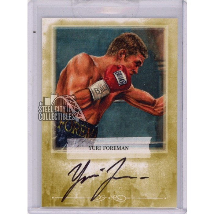 Yuri Foreman 2010 Ringside Round 2 Boxing Gold Autograph Card #A-YF2 ...