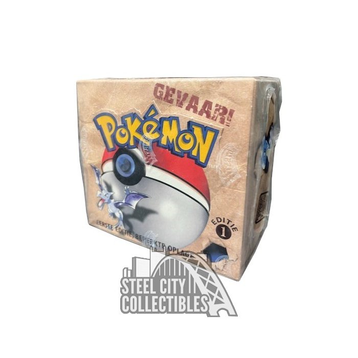 Pokemon Fossil 1st Edition Factory Sealed Booster Box Dutch Edition ...