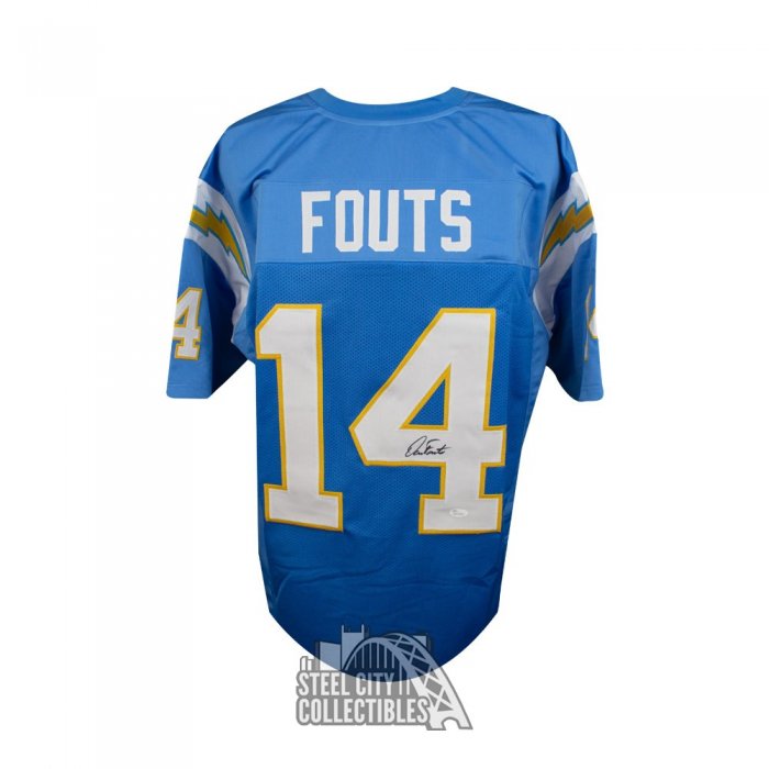 Dan Fouts Autographed San Diego Custom Powder Blue Football Jersey JSA ...
