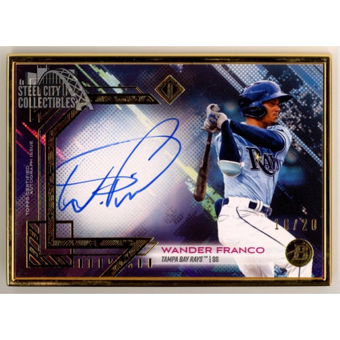 Wander Franco 2021 Bowman Transcendent Autograph Rookie Card #BTVA-WF ...