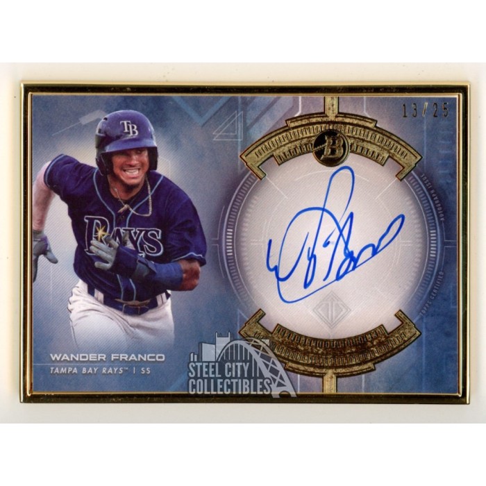 Wander Franco 2020 Bowman Transcendent Autograph Card #BTVA-WF 13/25 ...