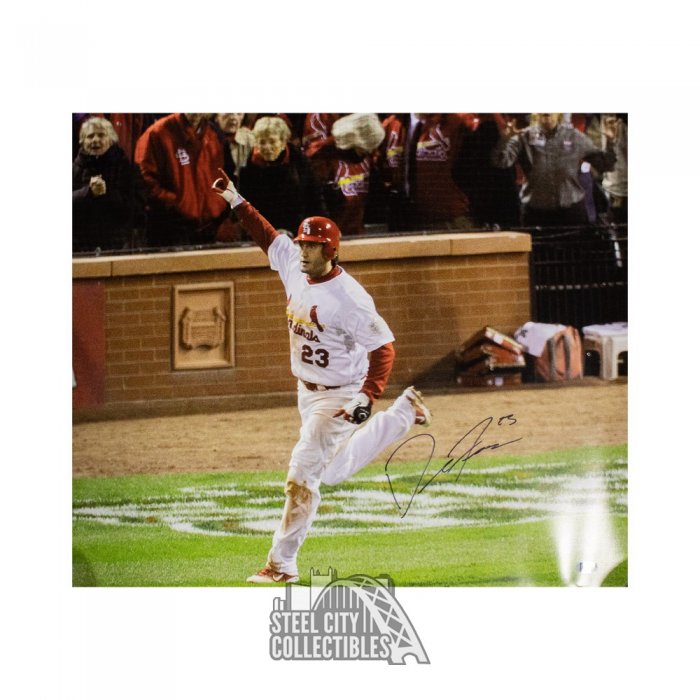 David Freese Autographed St Louis Cardinals 20x24 Photo - BAS COA ...