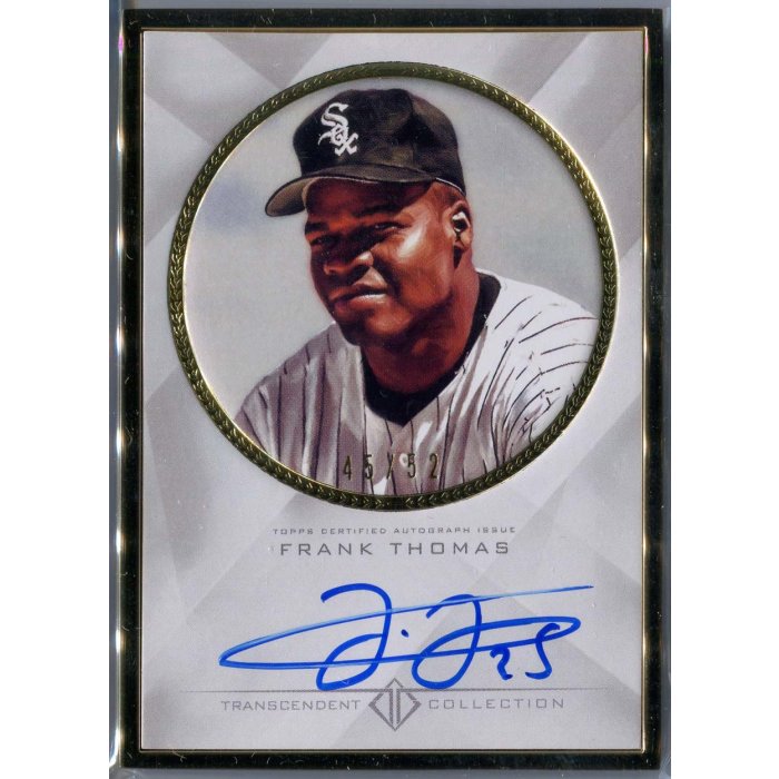 Frank Thomas 2016 Topps Transcendent Base Framed Autograph Auto Card 45 ...