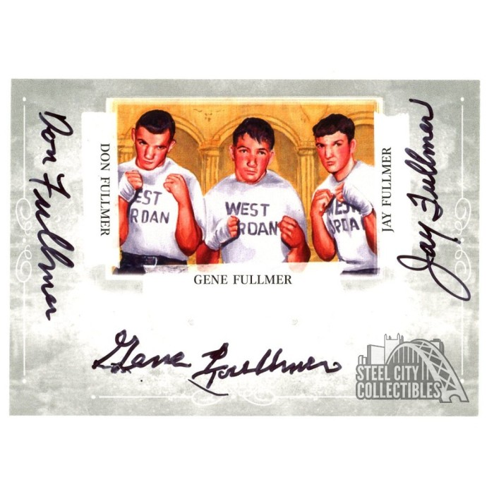 Gene/Jay/Don Fullmer 2010 Sport Kings Boxing Autograph Card #A-DGJF ...