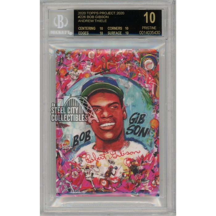 Bob Gibson Topps Project 2020 #226 1959 Topps by Andrew Thiele BGS 10 ...