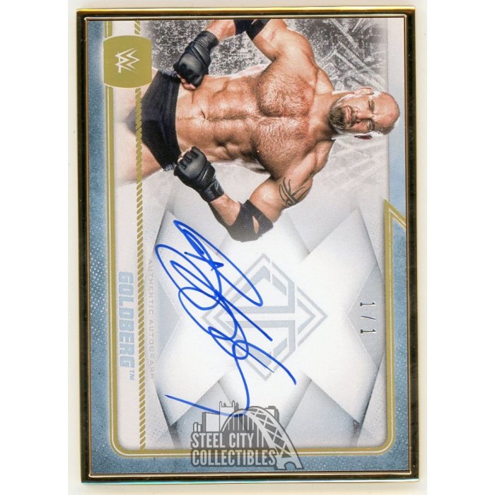 Goldberg 2020 Topps Transcendent WWE Autographed Card 1/1 | Steel City ...