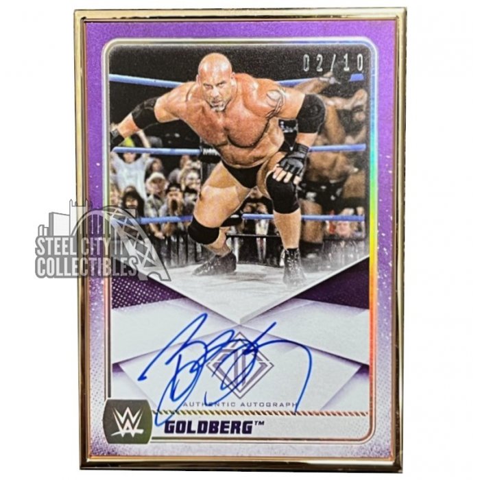 Goldberg 2020 Topps Transcendent WWE Autographed Card /10 | Steel City ...