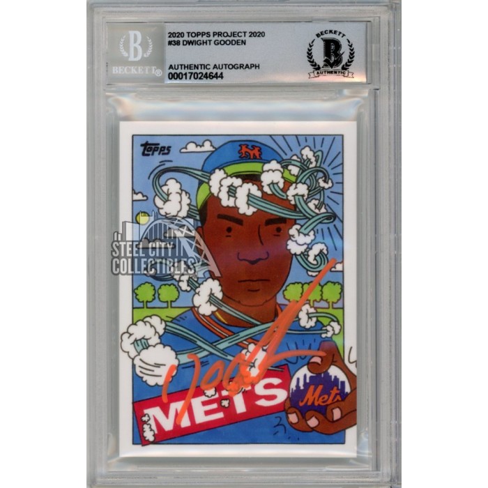 Dwight "Doc" Gooden 2020 Topps Project 2020 Autograph Card #38 BAS 10 ...