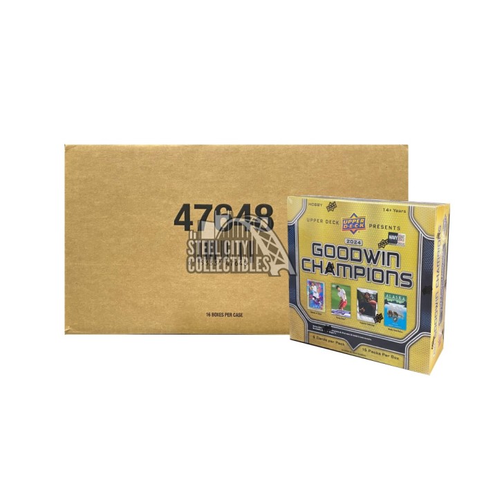 2024 Upper Deck Goodwin Champions Hobby 16-Box Case | Steel City ...