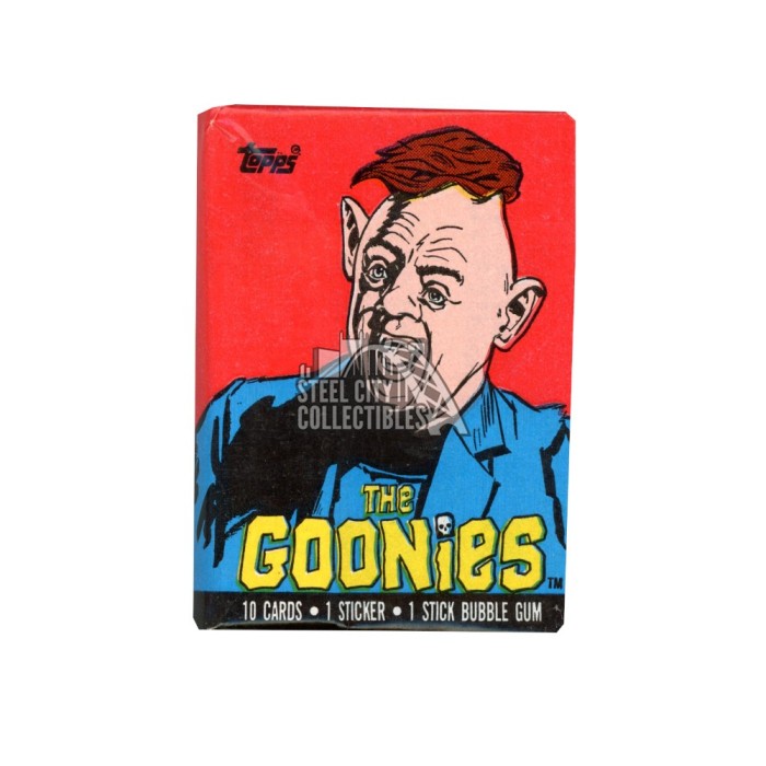 1985 Topps The Goonies Wax Pack | Steel City Collectibles