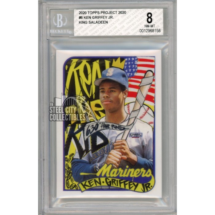 Ken Griffey Jr 2020 Topps Project 2020 Card #6 By King Saladeen BGS 8 ...