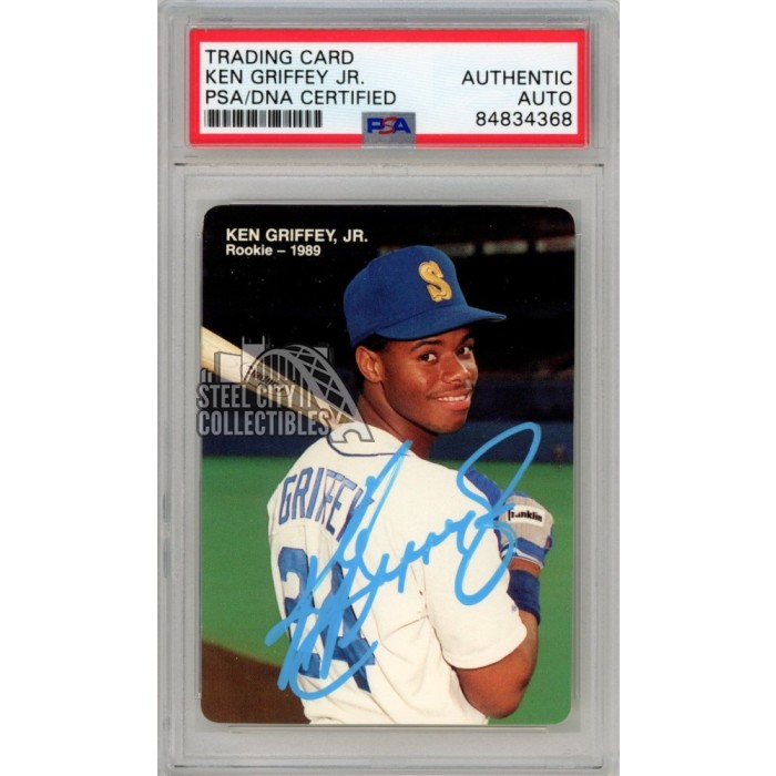 Ken Griffey Jr 1989 Mother's Cookies Autograph Rookie Card PSA/DNA ...