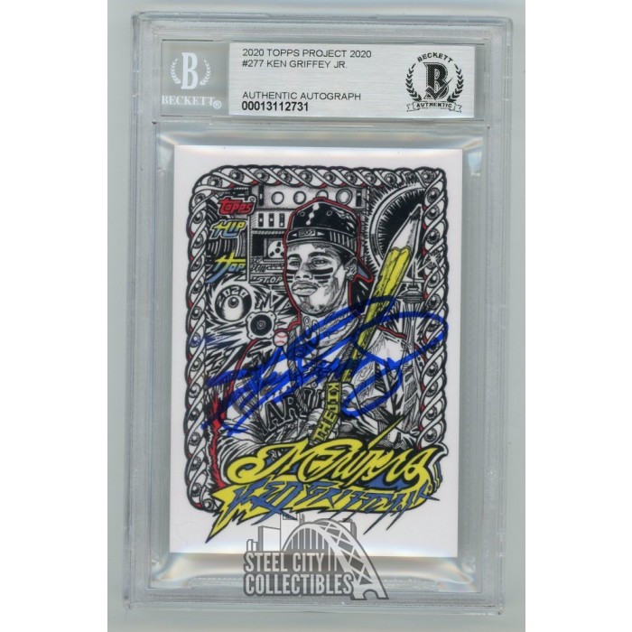 Ken Griffey Jr 2020 Topps Project 2020 Autographed Card #277 - BAS 10 ...