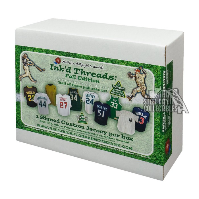 2023 Historic Autographs Ink'd Threads Fall Edition Jersey Box | Steel ...