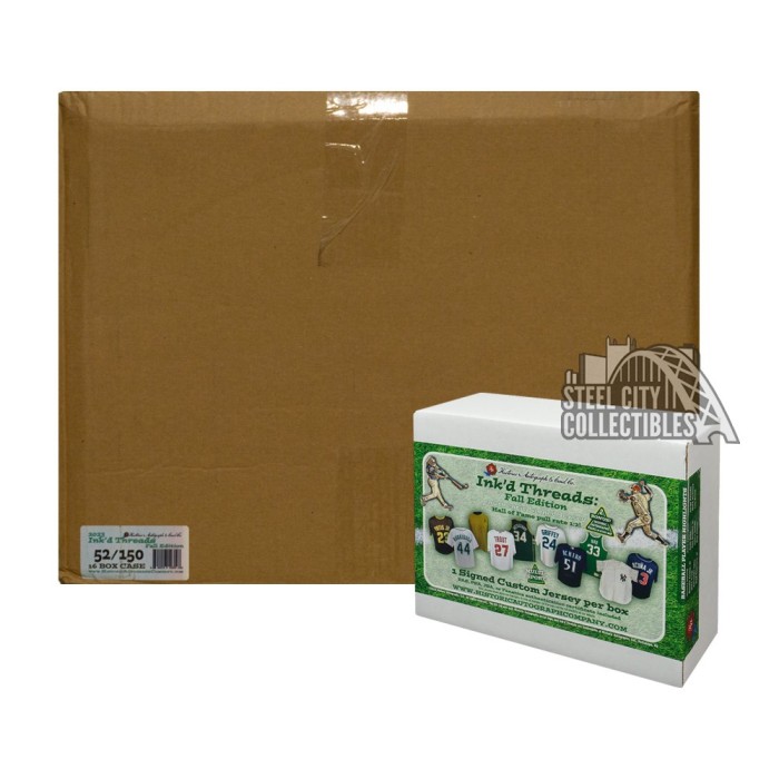 2023 Historic Autographs Ink'd Threads Fall Edition Jersey 16-Box Case ...
