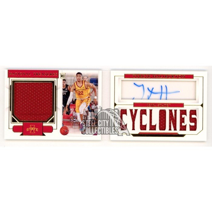 Tyrese Haliburton 2020 Panini National Treasures Collegiate Autograph ...