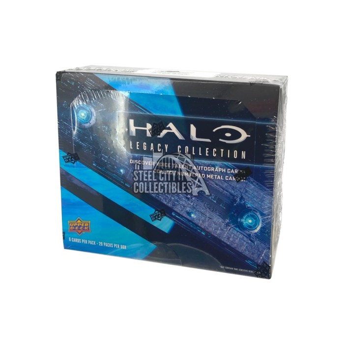 2023 Upper Deck Halo Legacy Hobby Box | Steel City Collectibles