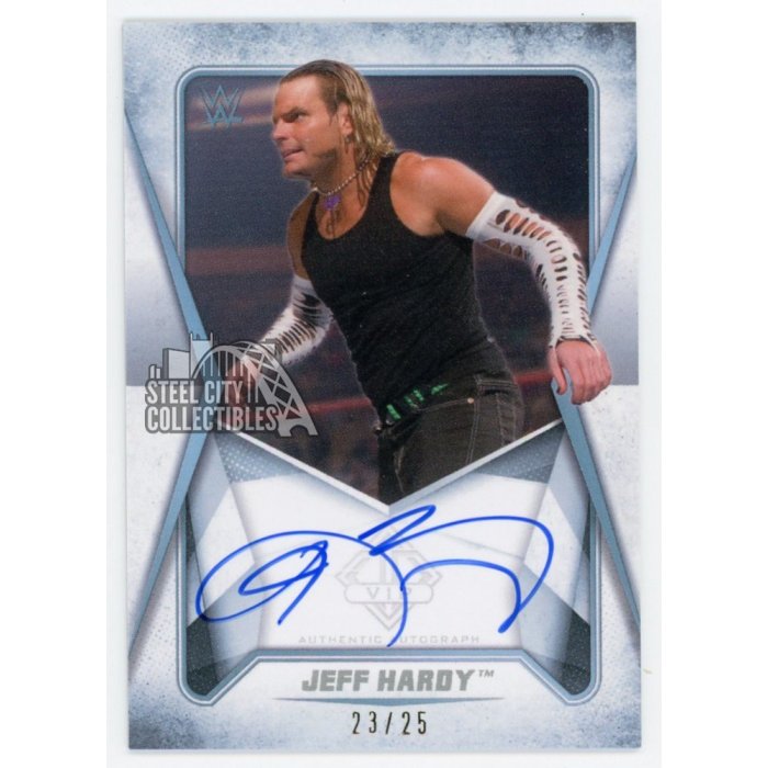 Jeff Hardy 2020 Topps WWE Transcendent VIP Autograph Card JH1 /25 ...