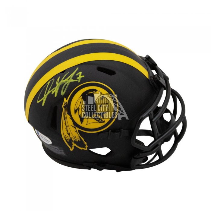 Dwayne Haskins Autographed Washington Redskins Eclipse Mini Football ...