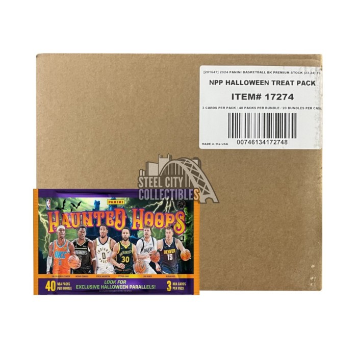 2023-24 Panini Haunted Hoops Basketball 40-Pack 20-Bundle Case | Steel ...