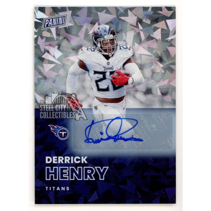 Derrick Henry 2022 Panini The National Cracked Ice Autograph Card #16 5 ...