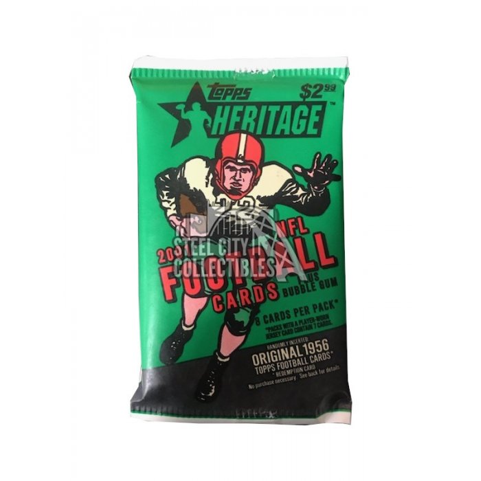 2001 Topps Heritage Football Retail Pack | Steel City Collectibles