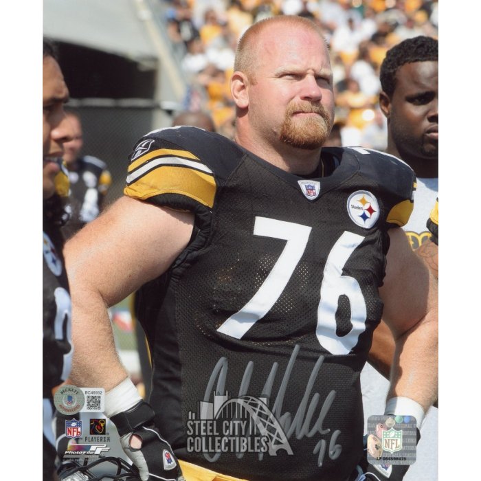 Chris Hoke Autographed Pittsburgh Steelers 8x10 Photo - BAS | Steel ...
