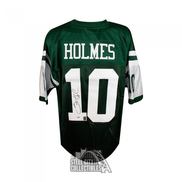 Santonio Holmes Autographed New York Jets Authentic Football Jersey ...