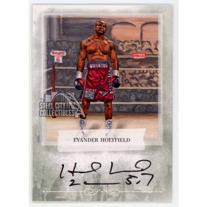 Evander Holyfield 2010 Sport Kings Boxing Autograph Card #A-EH2 | Steel ...