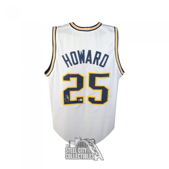 Juwan Howard Autographed Michigan Wolverines Custom White Basketball ...