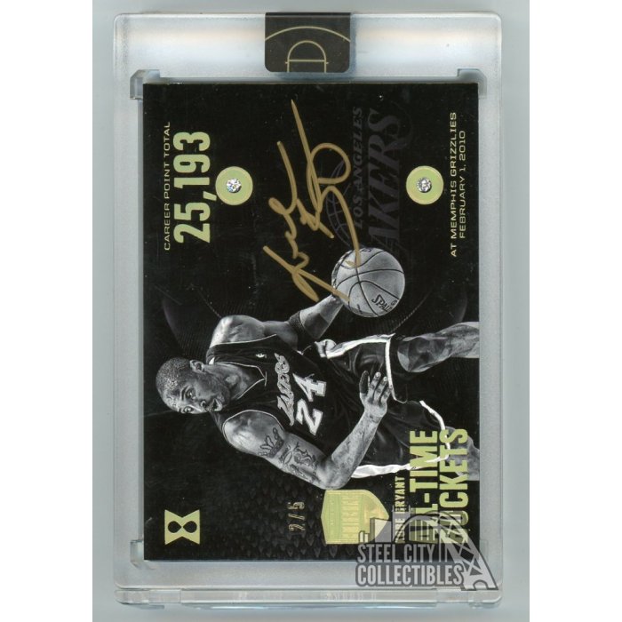 Kobe Bryant 2017-18 Panini Kobe Eminence All-Time Buckets 25193 Diamond ...