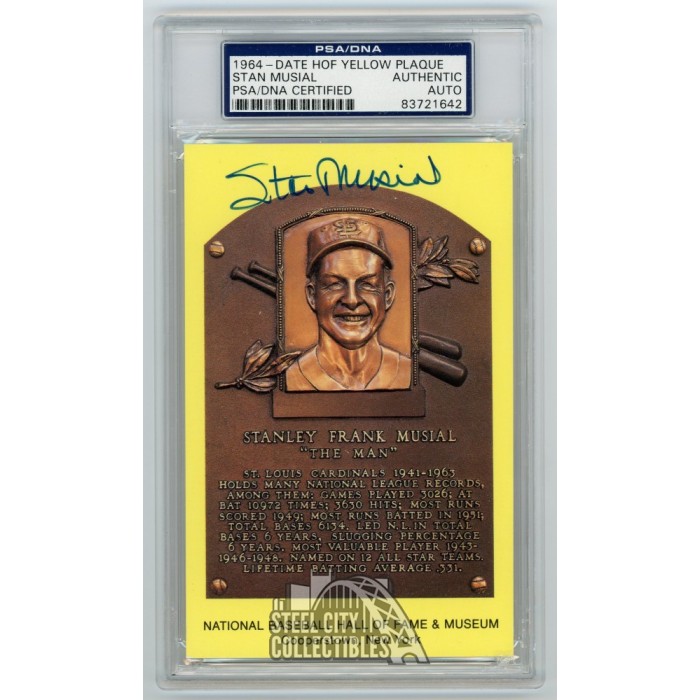 Stan Musial Autographed Postcard - PSA/DNA | Steel City Collectibles
