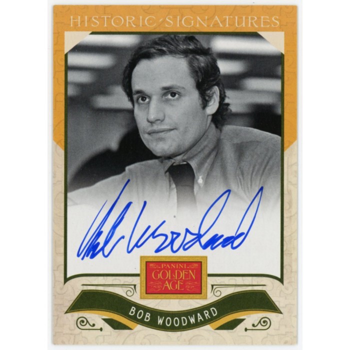 Bob Woodward 2012 Panini Golden Age Historic Signatures Autograph Card ...