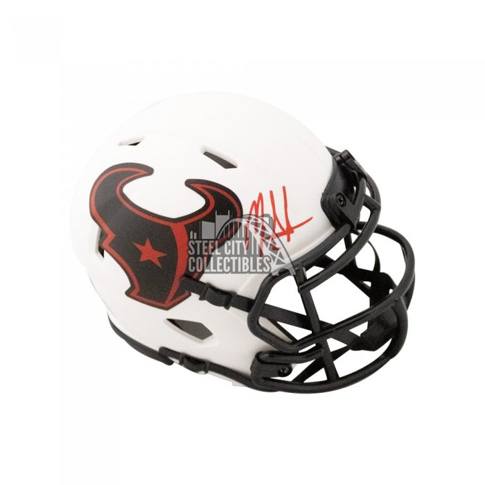 Mark Ingram Autographed Houston Texans Lunar Eclipse Mini Football ...