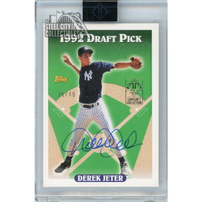 Derek Jeter 2020 Topps Transcendent Captain 1993 Topps Rookie BuyBack ...