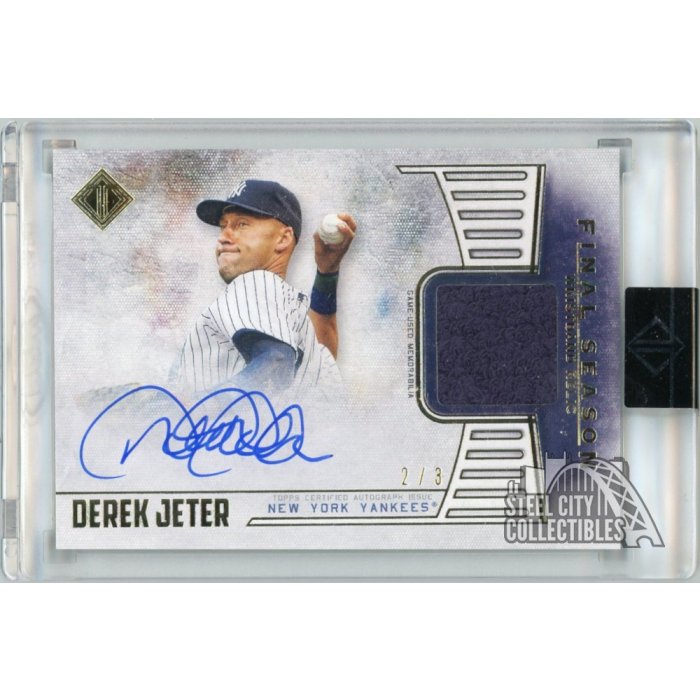 Derek Jeter 2020 Topps Transcendent Captain Final Season Wristband ...