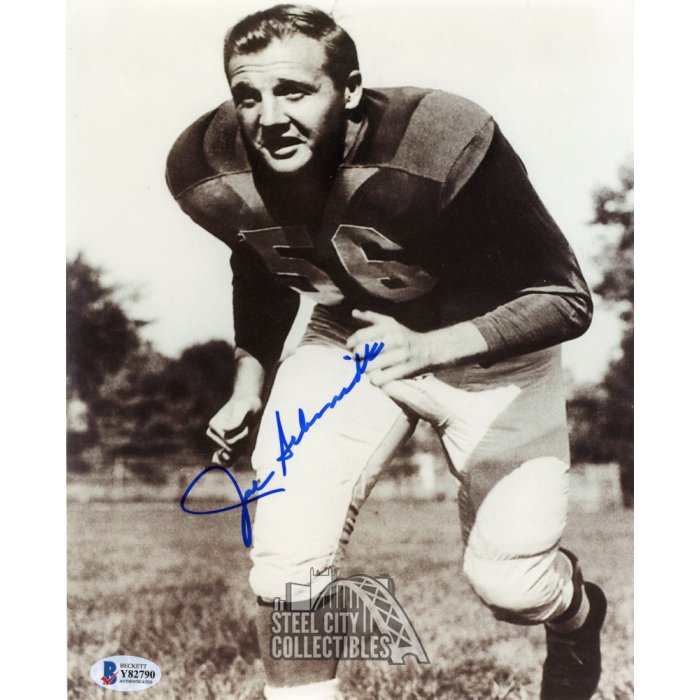 Joe Schmidt Autographed Detroit Lions 8x10 Photo - BAS COA | Steel City ...