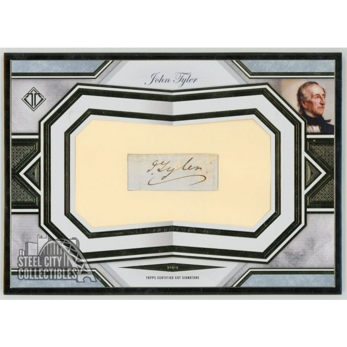 John Tyler 2019 Topps Transcendent Oversized Framed Cut Signature ...