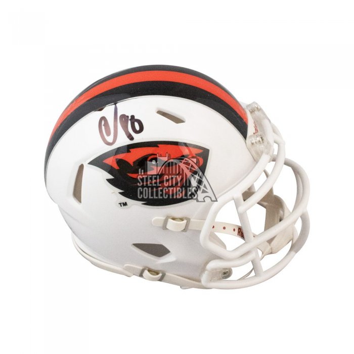 Chad Johnson Autographed Oregon State Beavers Speed Mini Football ...