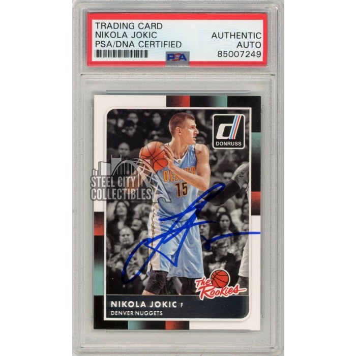Nikola Jokic 2015-16 Panini Donruss The Rookies Autograph RC Card #43 ...