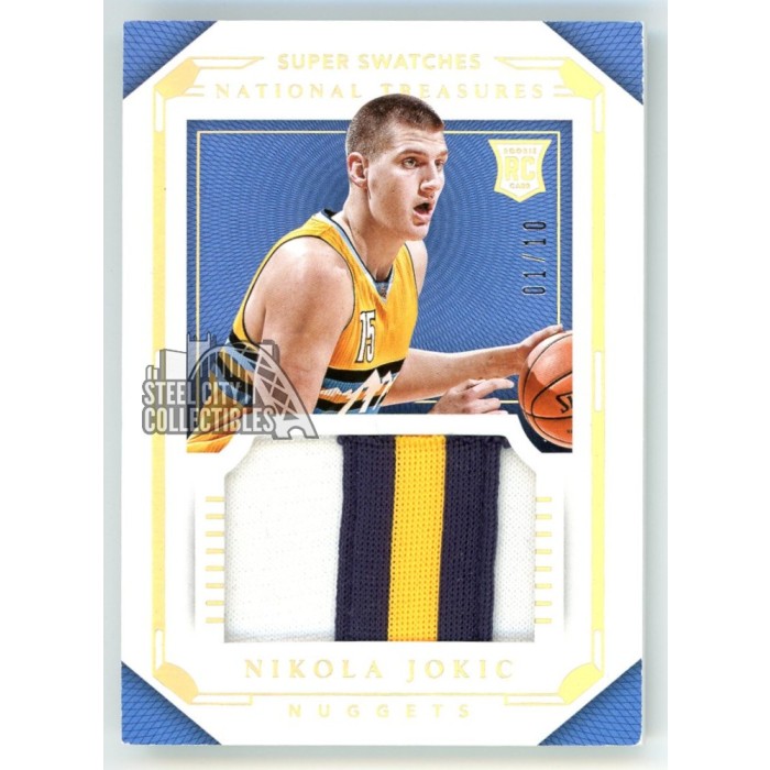 Nikola Jokic 2015-16 Panini National Treasures Super Swatches Patch ...