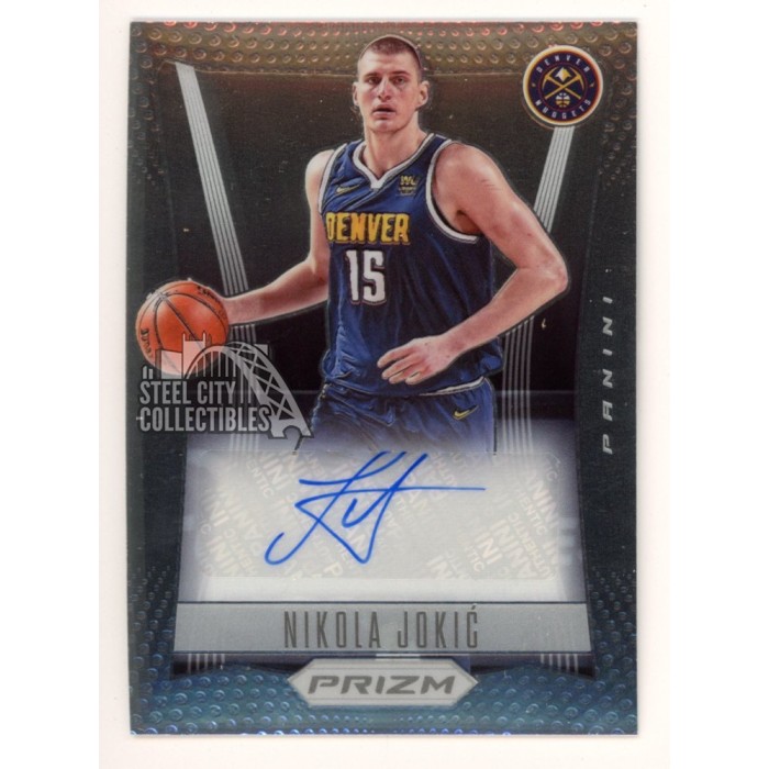 Nikola Jokic 2021-22 Panini Prizm Throwback Autograph Card #FS-NJK ...