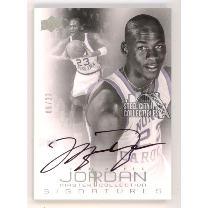 Michael Jordan 2011-12 Upper Deck Master Collection Autograph Card #MJ ...