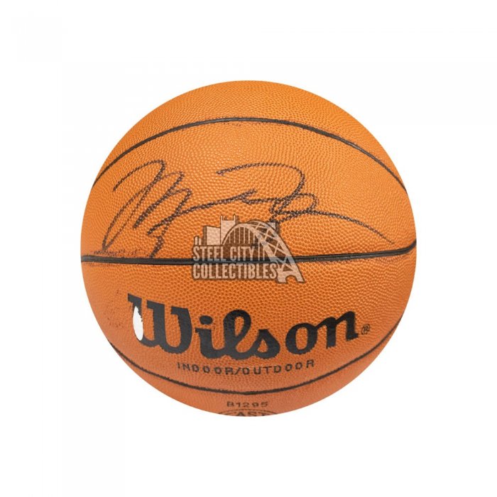 Michael Jordan Autographed Wilson Basketball - BAS LOA | Steel City ...